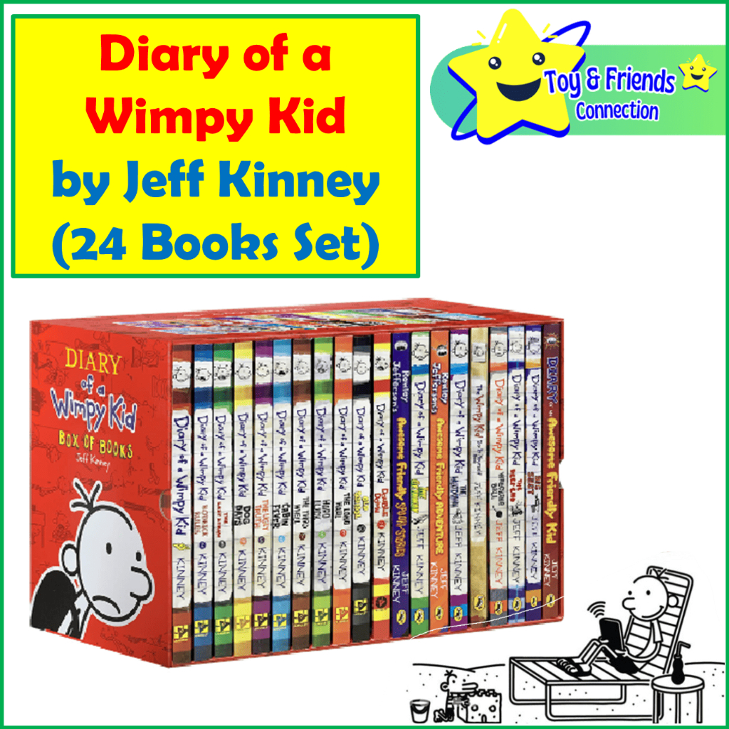 Diary of a Wimpy Kids Books Set by Jeff Kinney (24 Books) | Shopee ...