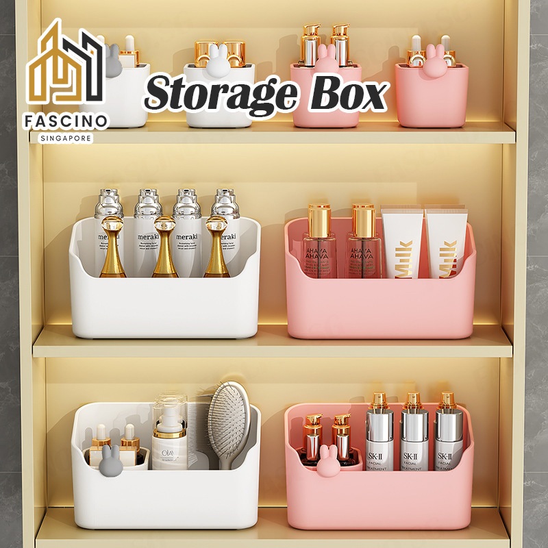 【SG】Toiletries Storage Box Organizer Ins Luxury Desktop Cosmetics ...