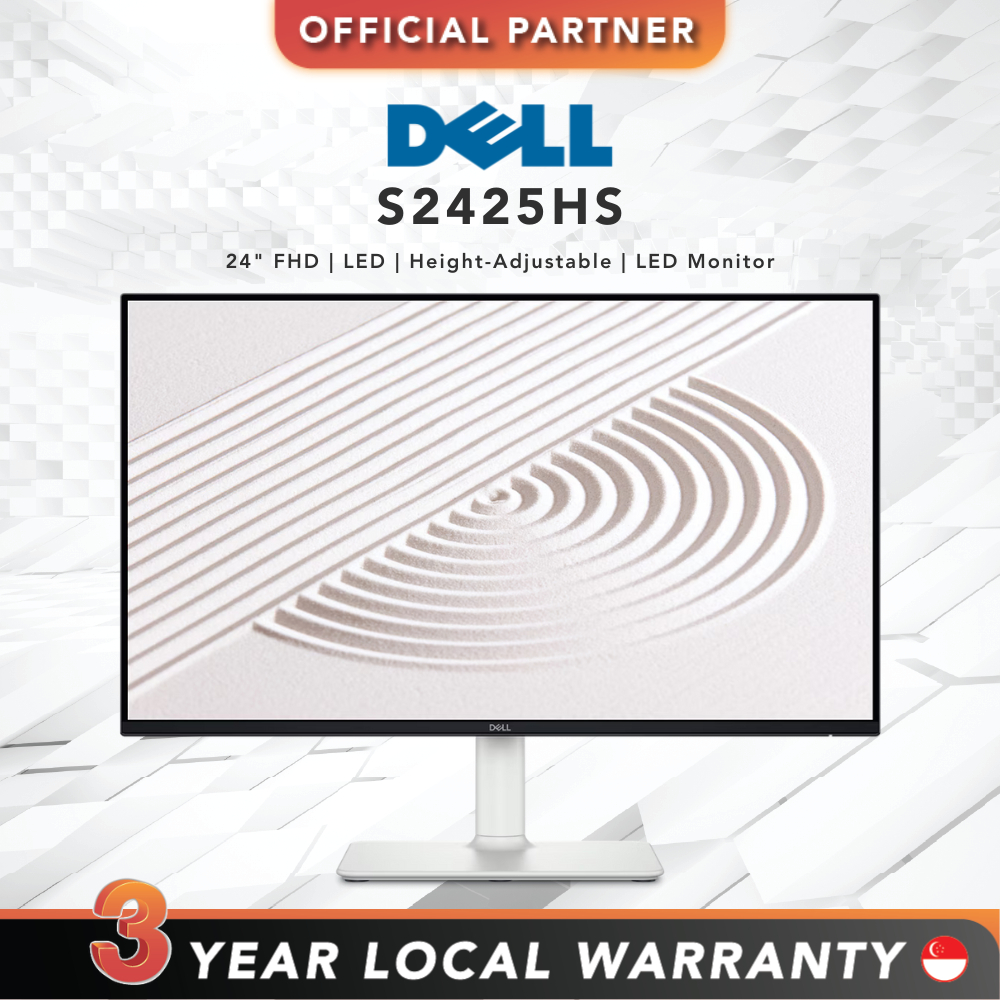 Dell Plus S2425HS | 24" FHD | LED | Height-Adjustable | LED Monitor ...