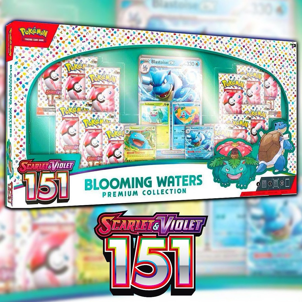 Pokémon TCG: Scarlet & Violet 3.5 – 151 Blooming Waters Premium ...