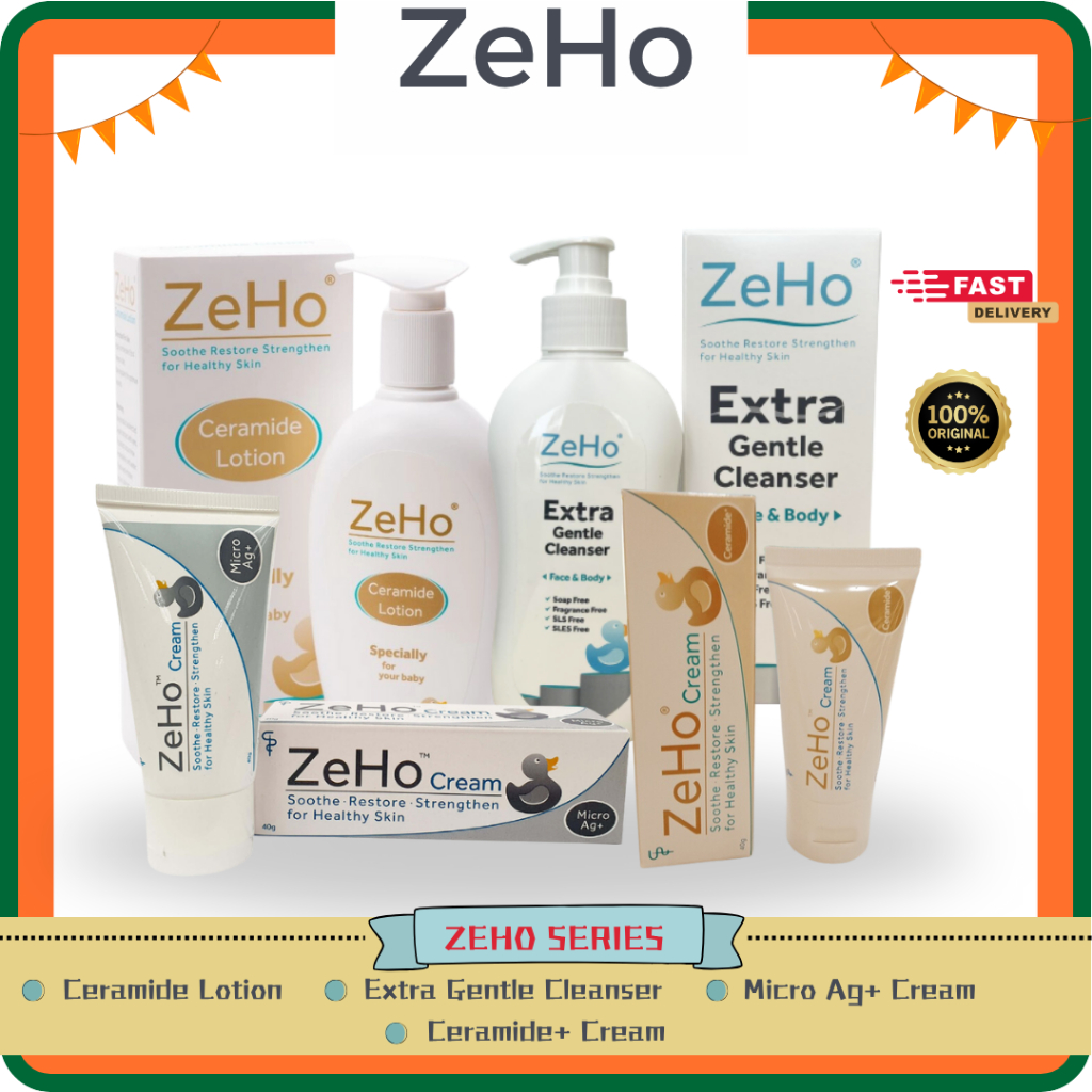 Zeho Series | Zeho Extra Gentle Cleanser 250ML | Zeho Lotion 280ML ...