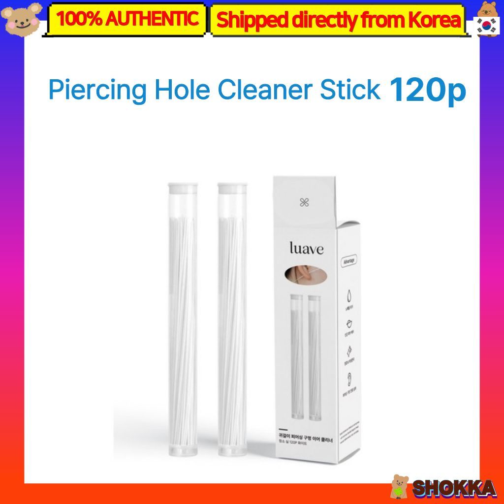 Luave Piercing Hole Ear Cleaner Stick (120pcs) | Shopee Singapore