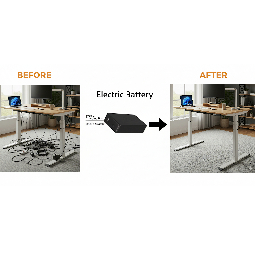 Wireless Battery for Electric Height Adjustable Desk | Shopee Singapore