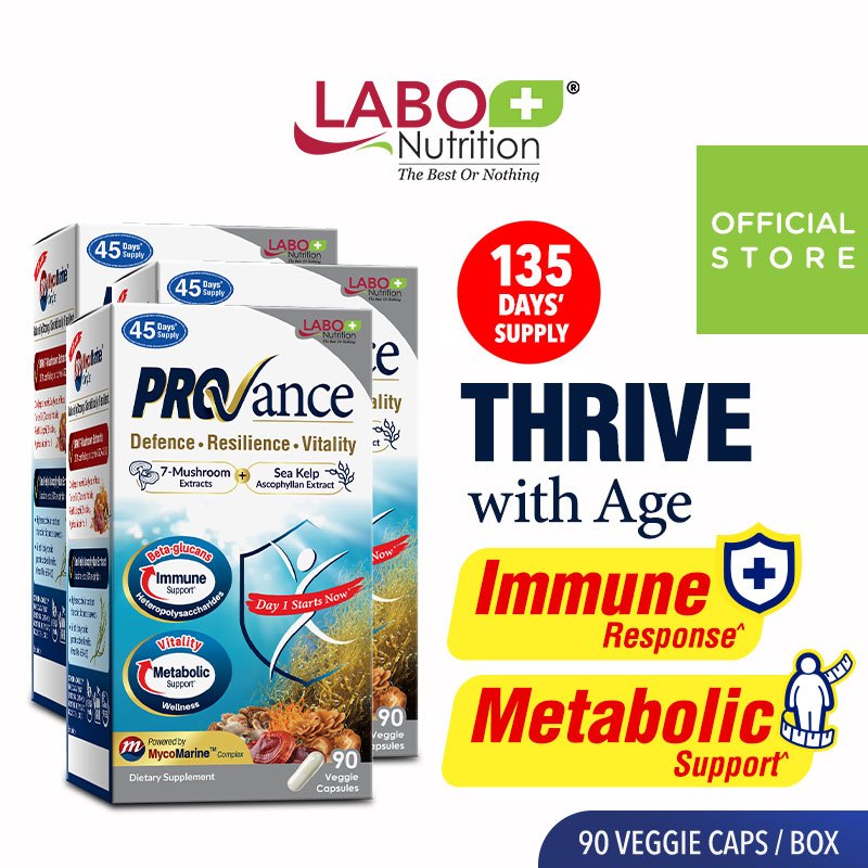[3 Box] LABO Nutrition PROVANCE - 7 Mushroom & Sea Kelp Extracts ...