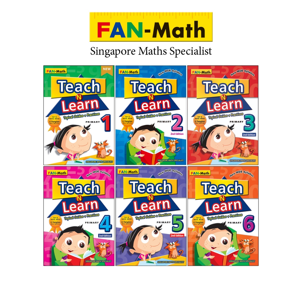 Teach n Learn P1 to P6 Math – Topical Guide & Challenging Questions (Singapore Syllabus ...