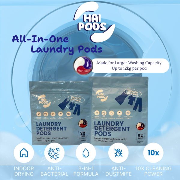 [SG] (82 Pod) Laundry Pods Hai Pods Laundry Capsule All In One Laundry ...