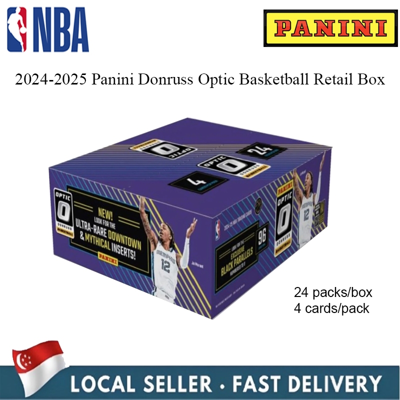 2024-25 Panini Donruss Optic Retail Box -24 packs per box | Shopee ...
