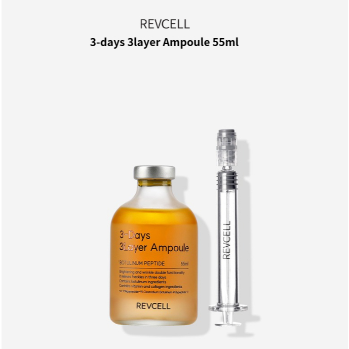 REVCELL 3-days 3layer Ampoule 55ml | Shopee Singapore