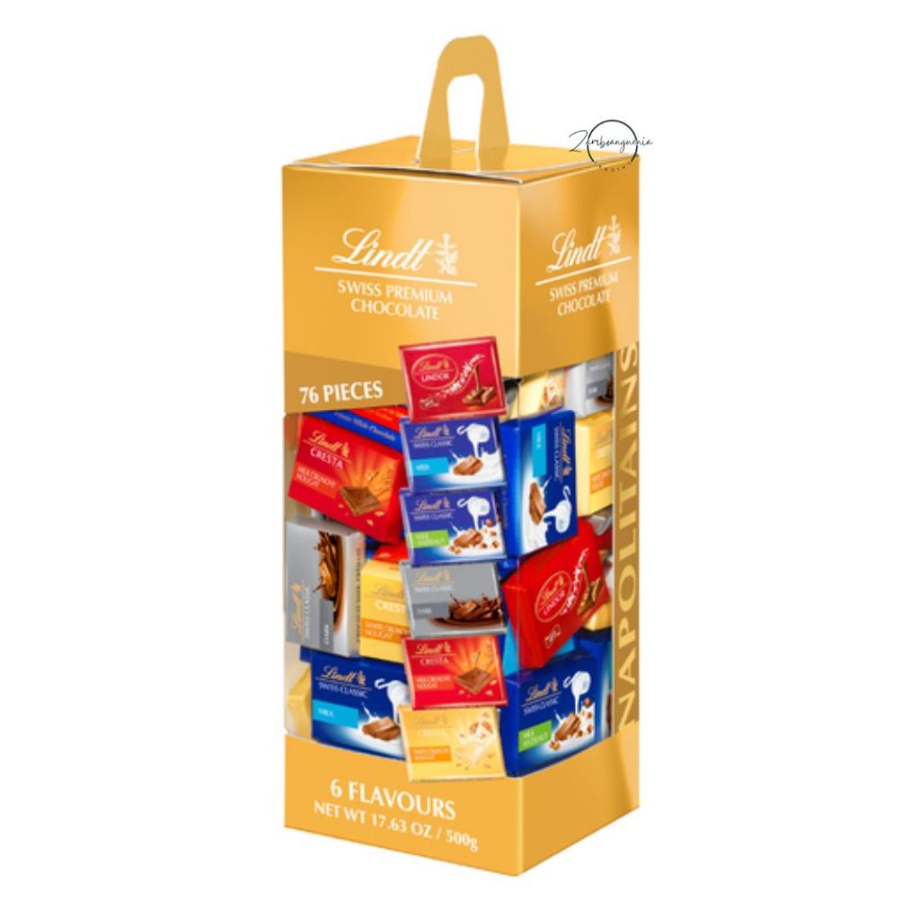 LINDT Swiss Premium Chocolate 6 Assorted Flavours (76pieces | 500g) [SG ...