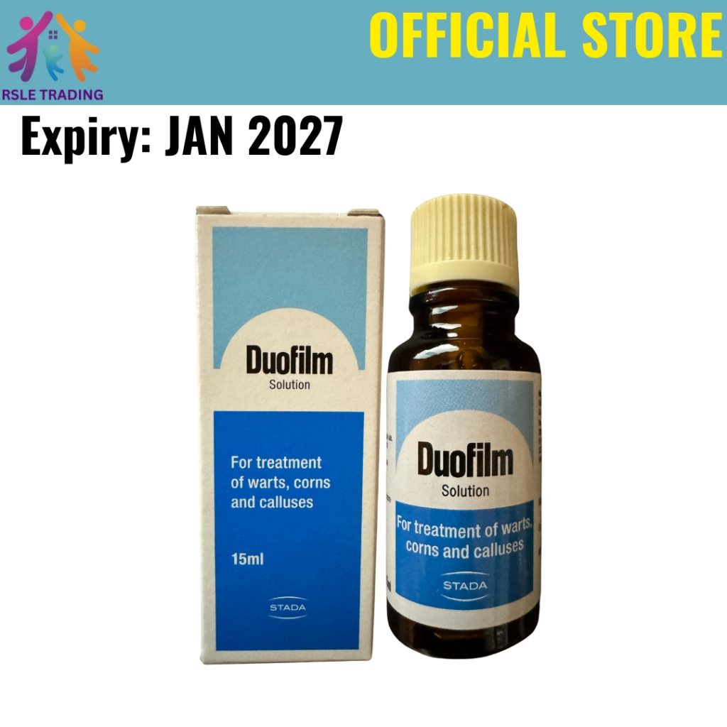 Duofilm 15ml Salicylic Acid + Lactic Acid Solution for Warts Corns and ...