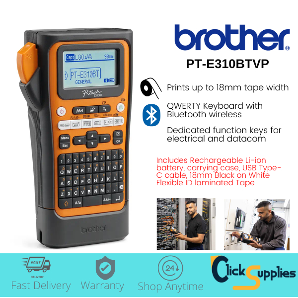 Brother Label Printer Electrical Industrial Grade Datacom with carrying ...