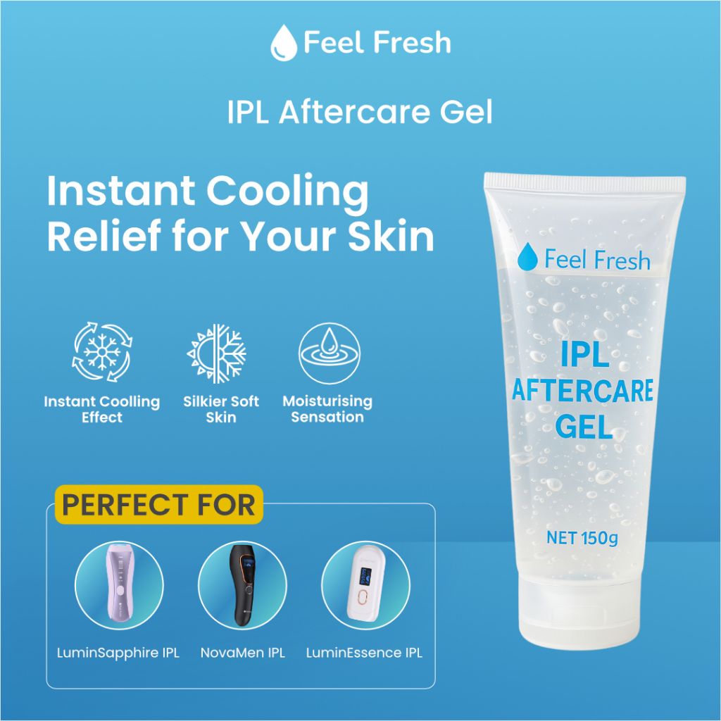 IPL Aftercare Gel - Feel Fresh AfterCare 150g Soothing Cooling Skin ...