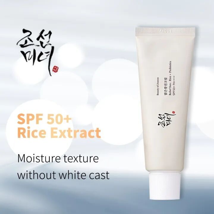 Korean Relief Sun: Rice + Probiotics Aqua Fresh Rice + B5 SPF50+ PA ...
