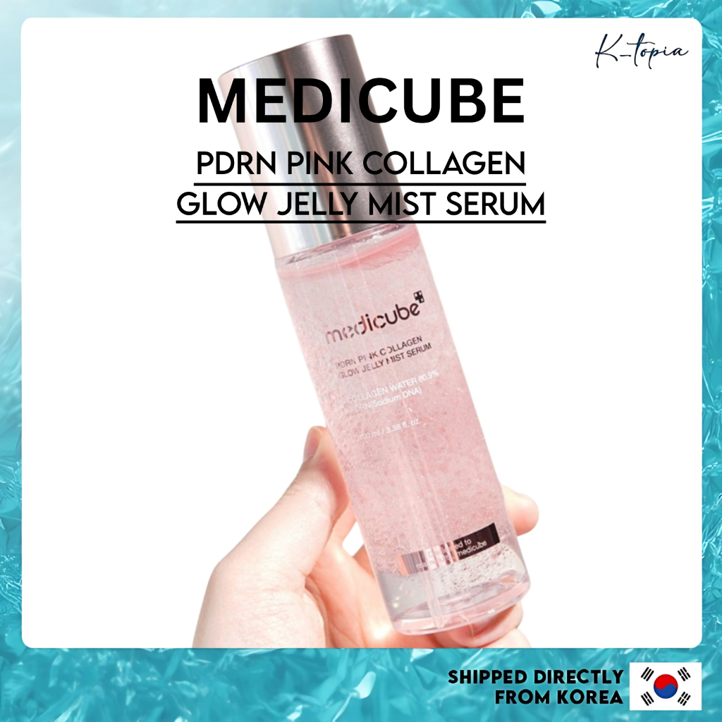 [MEDICUBE] PDRN Pink Collagen Glow Jelly Mist Serum 100ml / Special SET ...