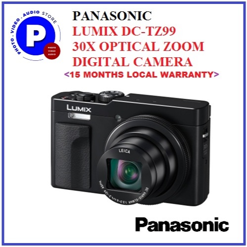 PANASONIC LUMIX DC-TZ99 30X OPTICAL ZOOM DIGITAL CAMERA ( FREE 128GB SD ...