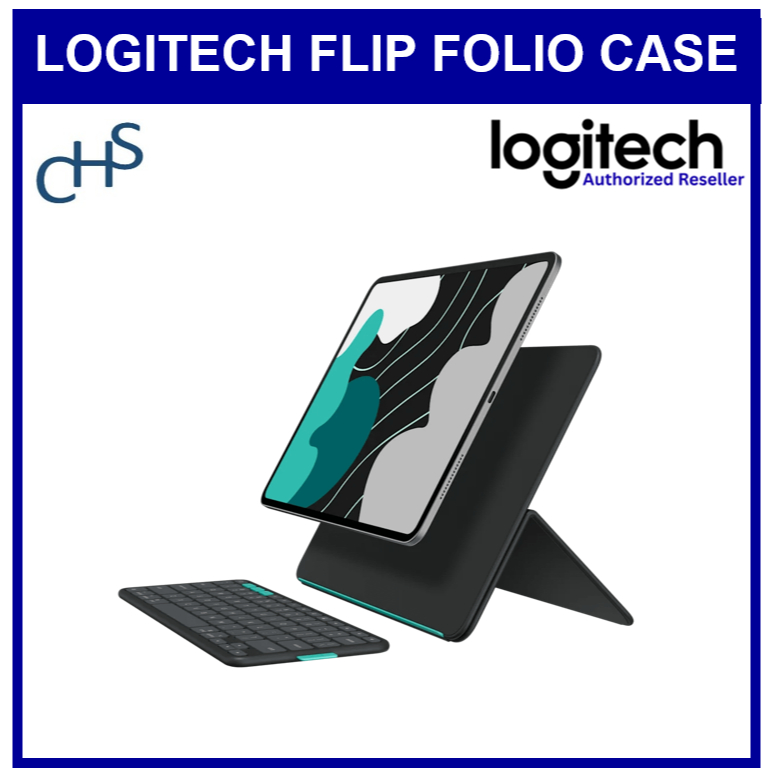 Logitech Flip Folio Keyboard Case Magnetic Case Detachable Wireless ...