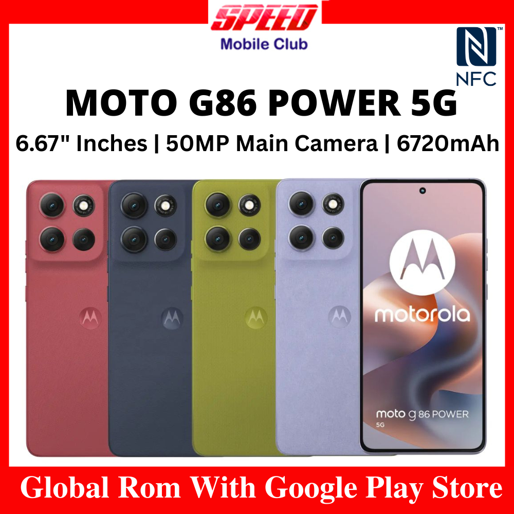 Moto G86 Power 5G (8/512GB) | NFC | 50MP Main Camera | 6720mAh Battery ...