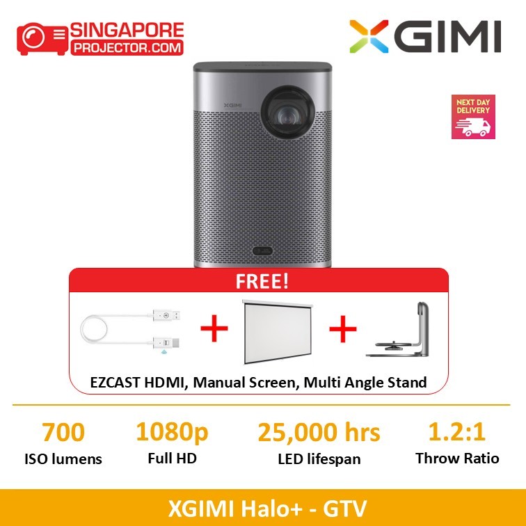 XGIMI HALO+ Plus Demo Projector (FREE XGIMI-Wall Mounting Bracket ...