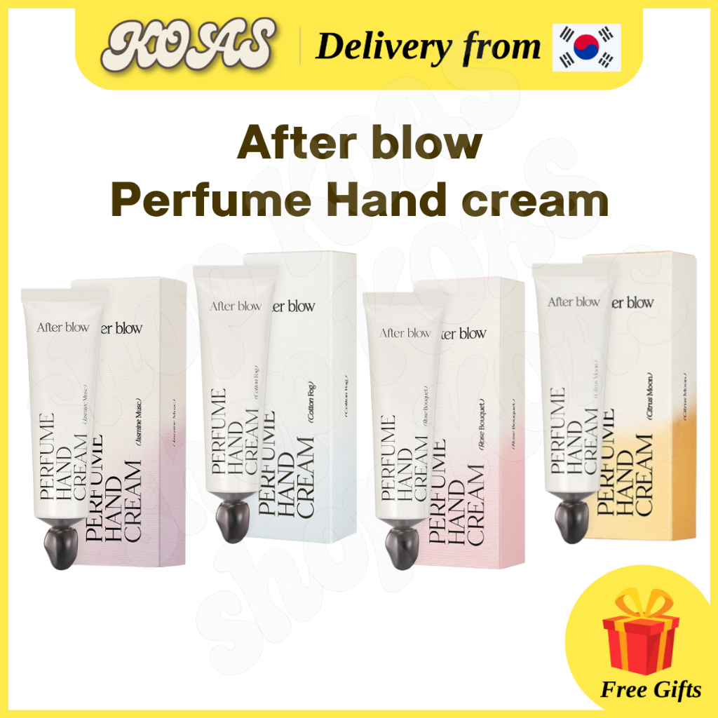 [After Blow] Perfume Hand Cream 50ml (8 Scents), Woody, Jasmine, Rose ...