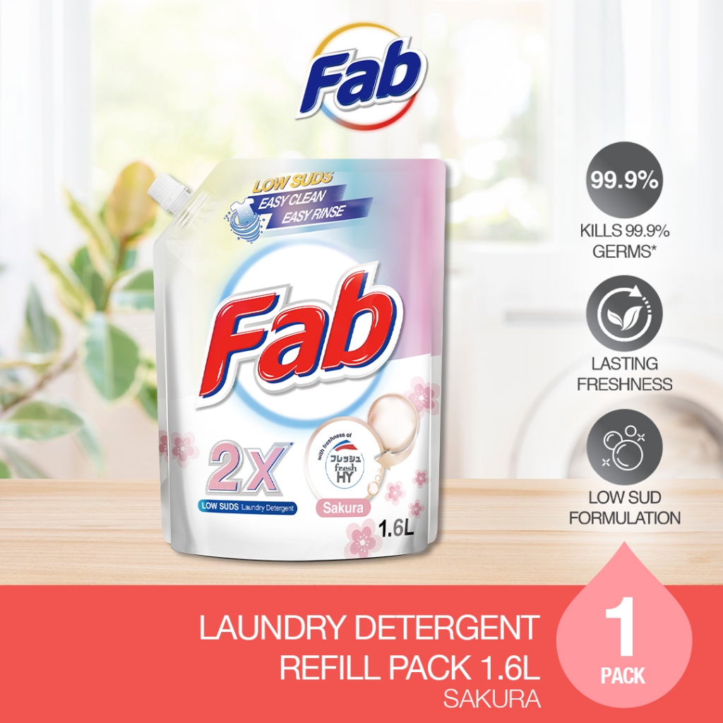 [NEW] Fab Enzymatic Action Concentrated Detergent 1.6L Refill | Shopee ...