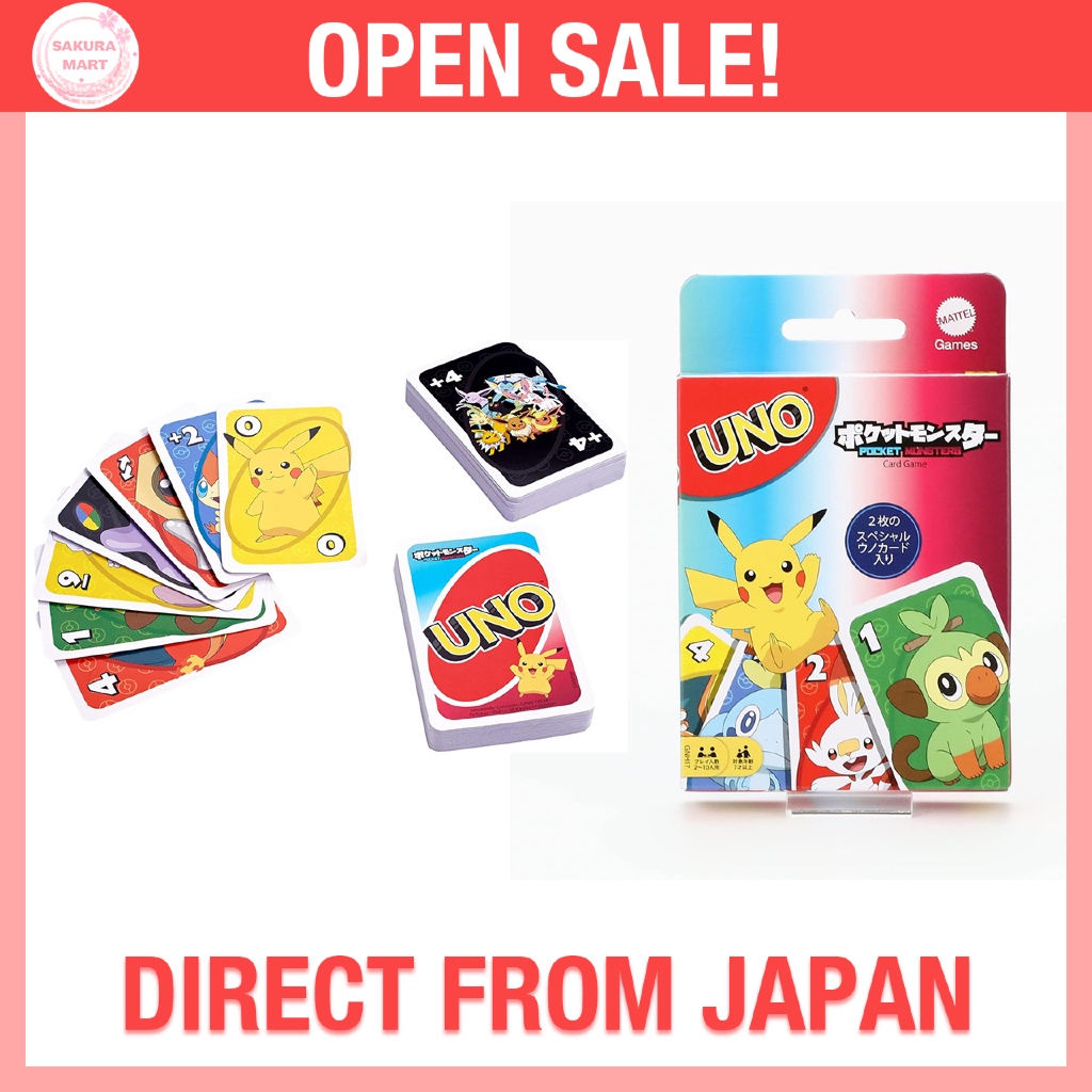 UNO Pokémon Edition Card Game | Family & Party Game for 2–10 Players ...
