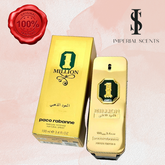 🌷Paco Rabanne 1 Million Golden Oud Intense 100ML Original PARFUM ...