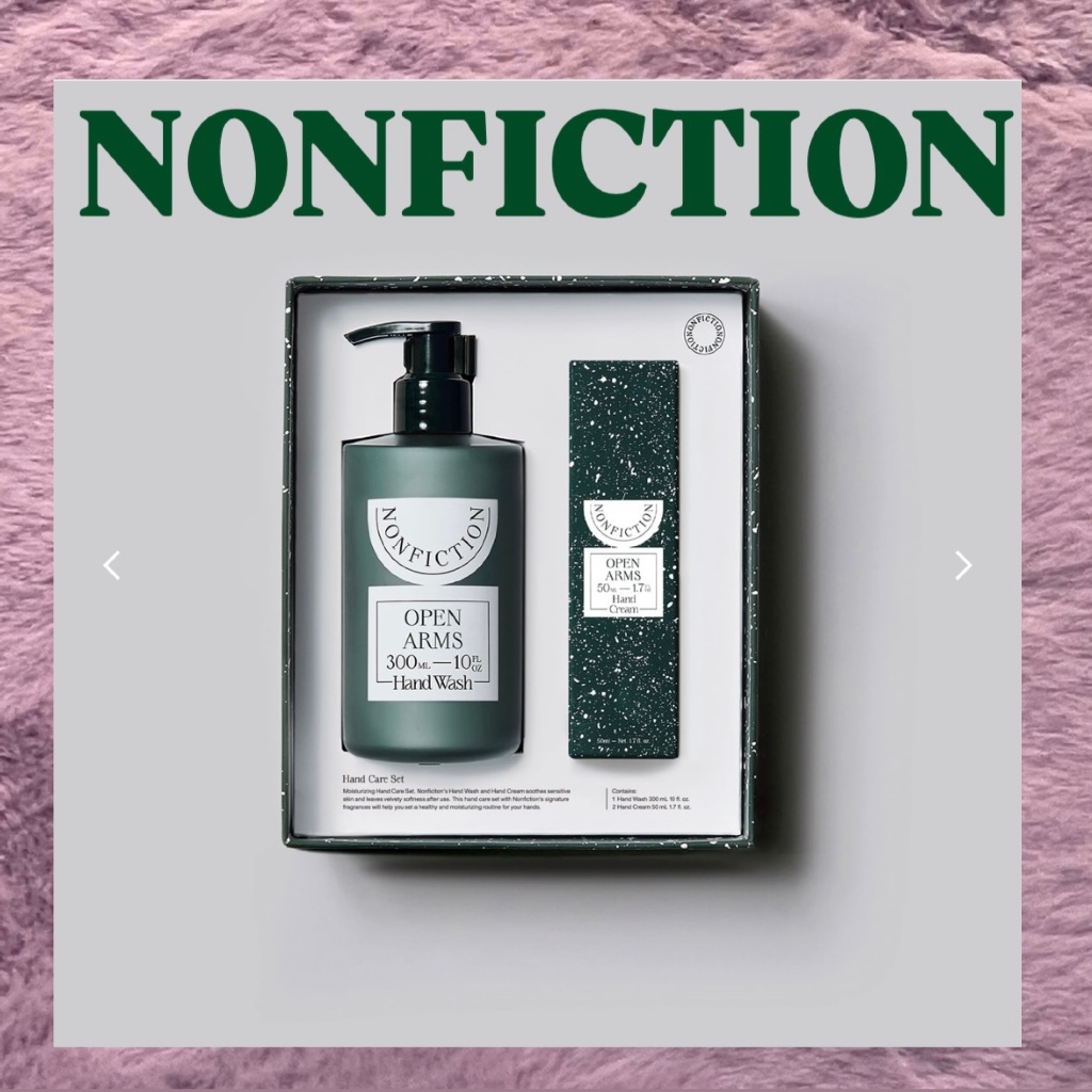 NONFICTION HAND CARE GIFT SET (HAND WASH + HAND CREAM) | Shopee Singapore
