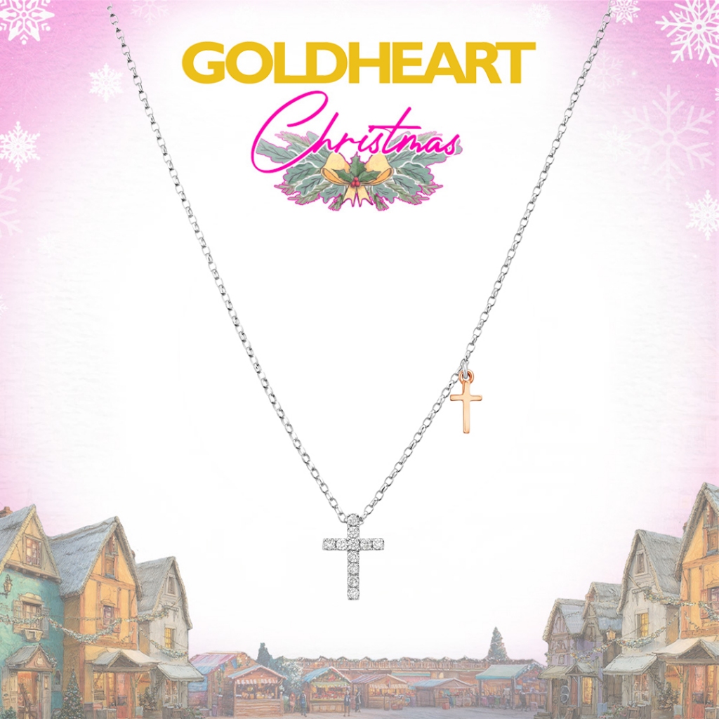 [CHRISTMAS EXCLUSIVE] Goldheart Classic Faith Duo Cross Necklace ...