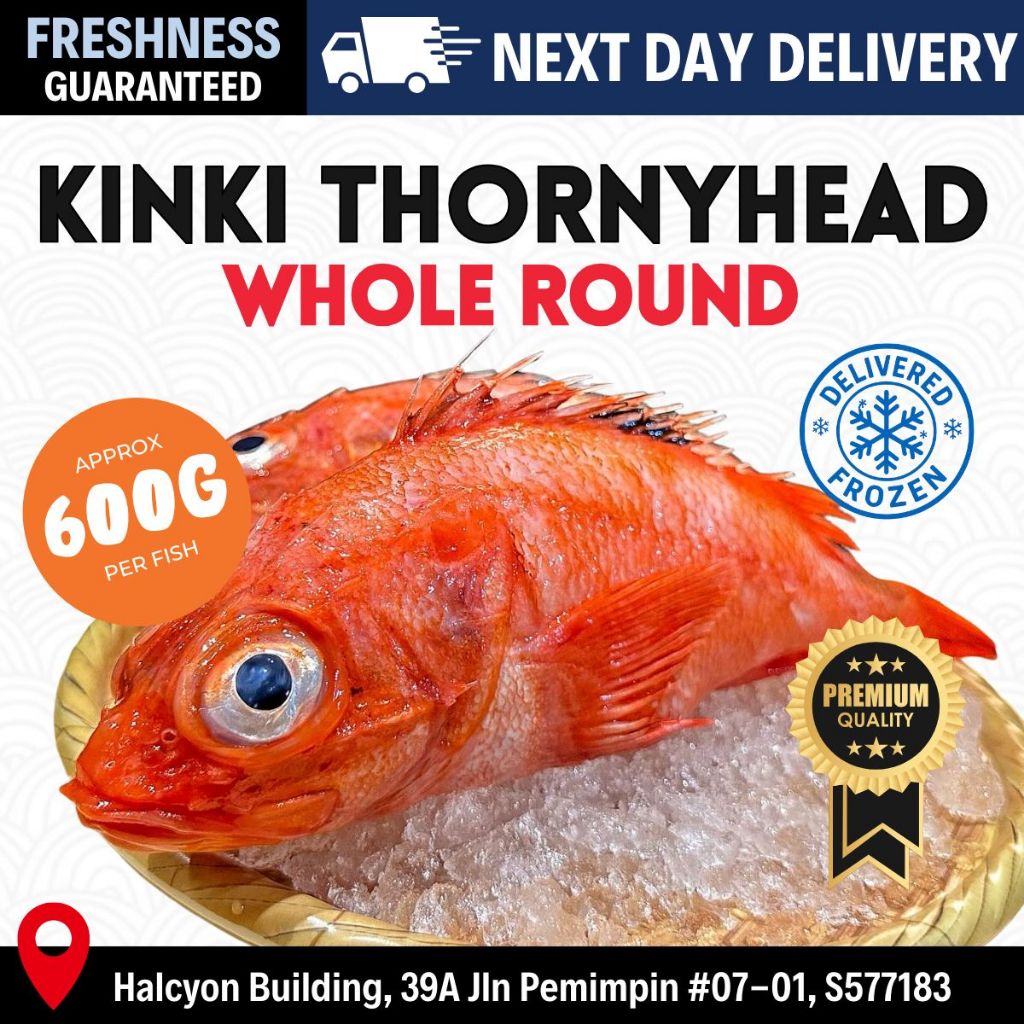 【OOSTERBAY】Hokkaido Kinki Thornyhead Fish - Whole (700g+/-) | Shopee ...
