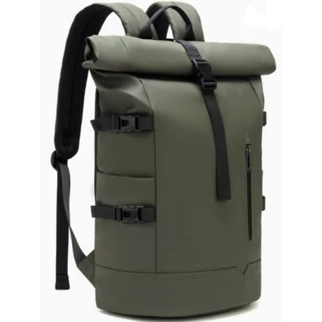Backpack 2108-X – Expandable Waterproof Oxford fabric Roll-Top Laptop ...