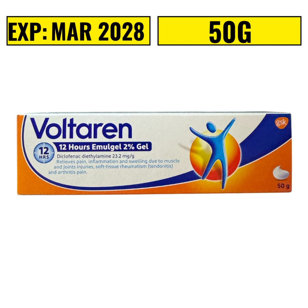 Voltaren Emulgel 2% 50g – Fast Relief for Muscle, Joint & Arthritis ...
