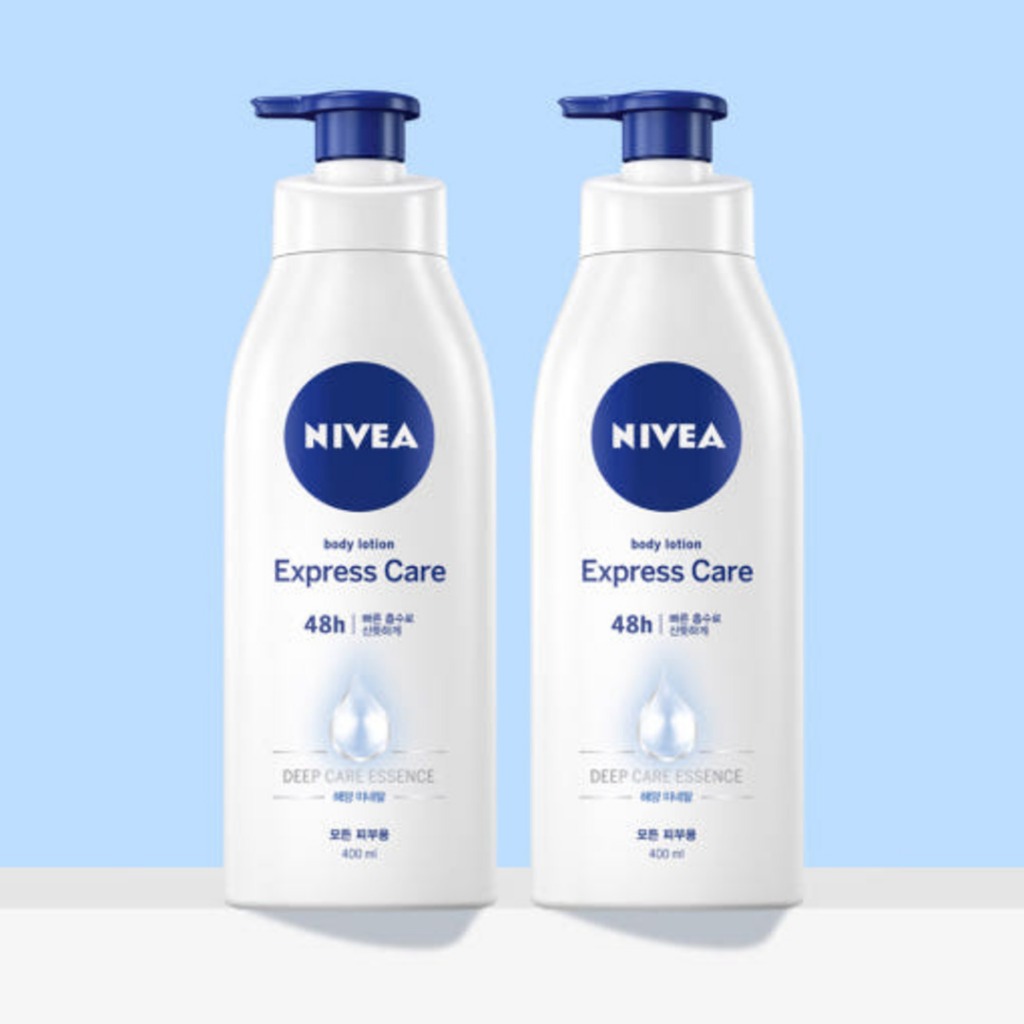 Nivea Express Body Lotion 400ml (2-Pack) – Fast-Absorbing Moisturizer ...