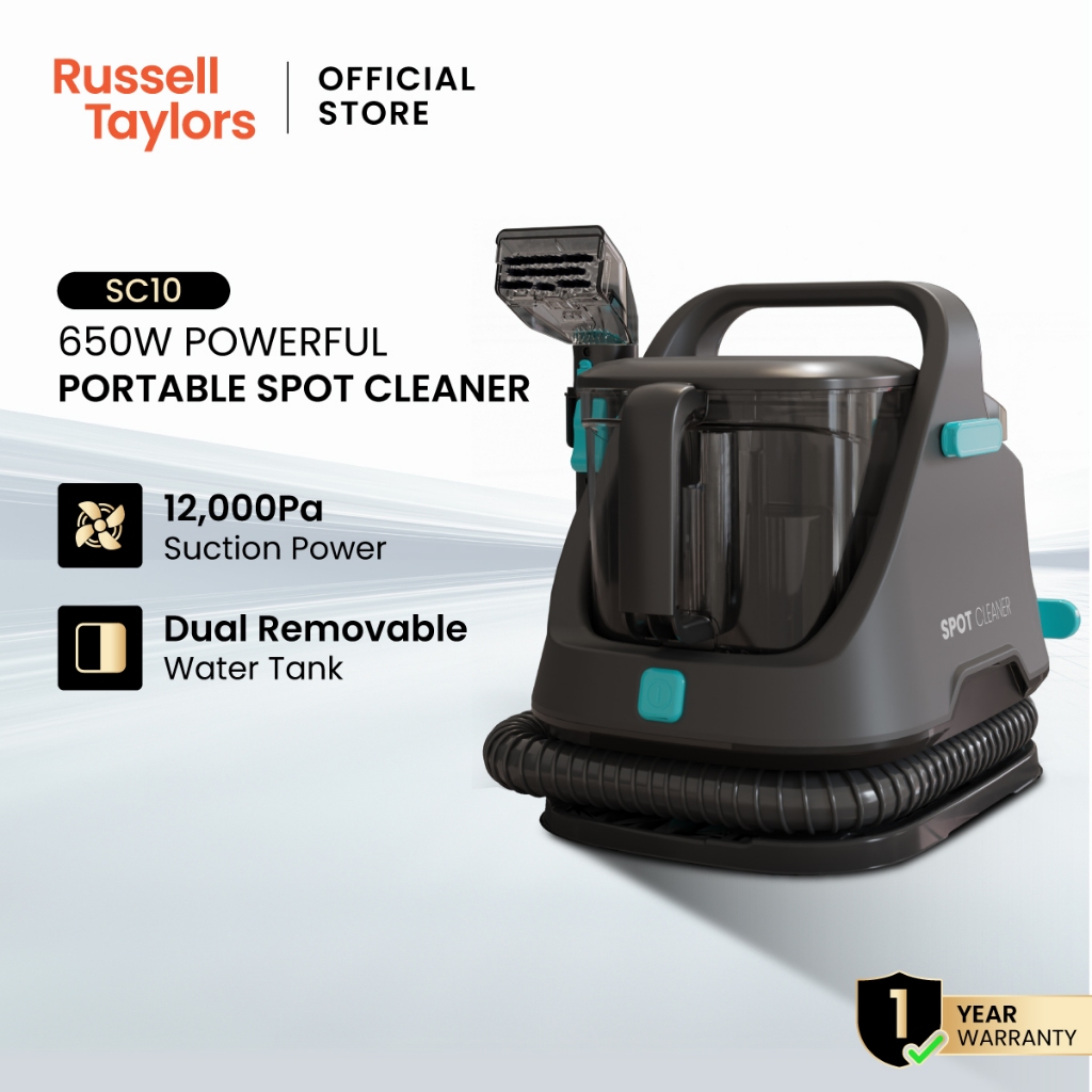 Russell Taylors Portable Spot Cleaner - Fabric Sofa Carpet & Upholstery ...