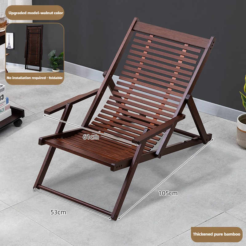 Lazy Balcony Office Lounge Chair Foldable for Lunch Break Can Sit or ...