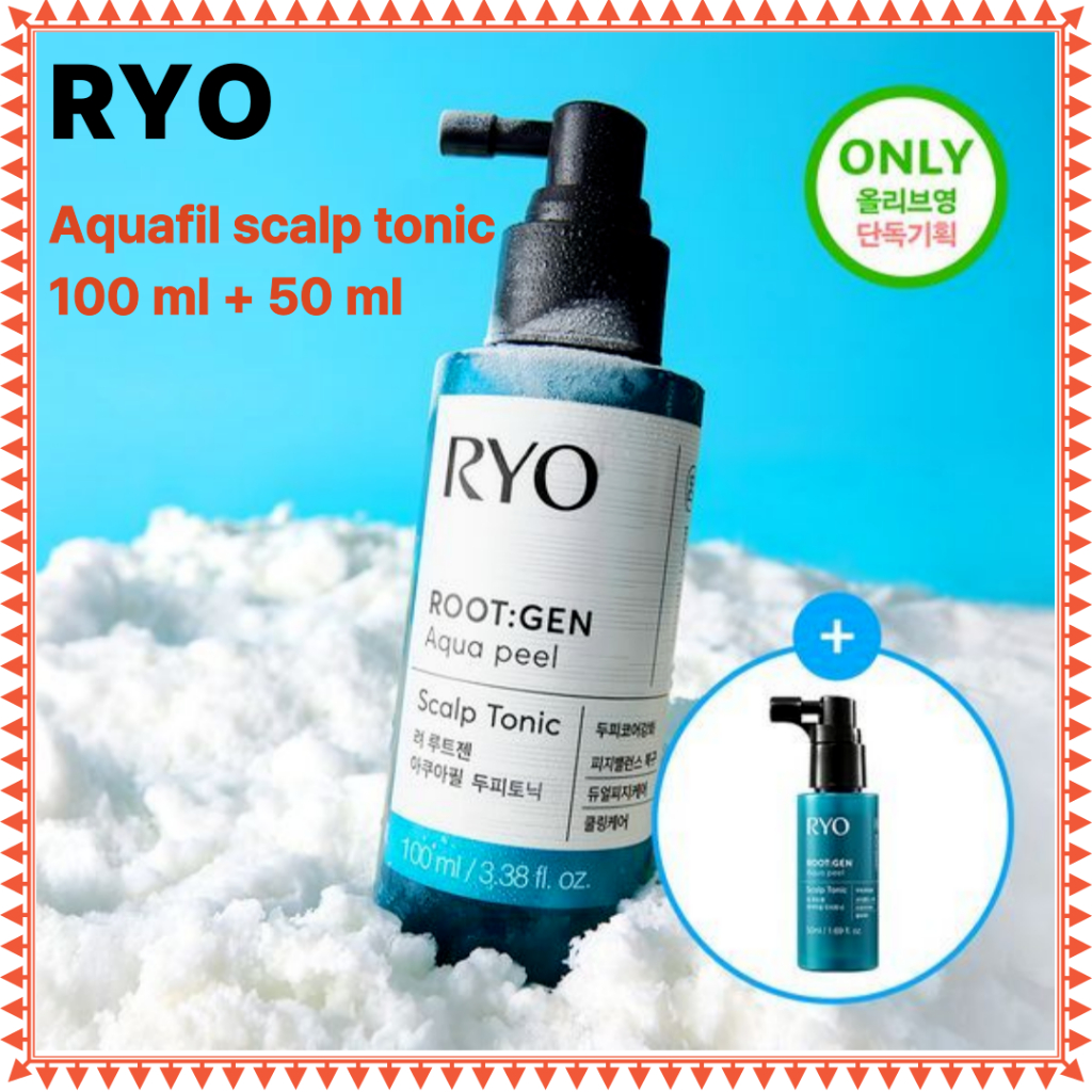 RYO Rootgen Aqua Peel Scalp Tonic 100ml + 50ml – Cooling -9°C Scalp ...