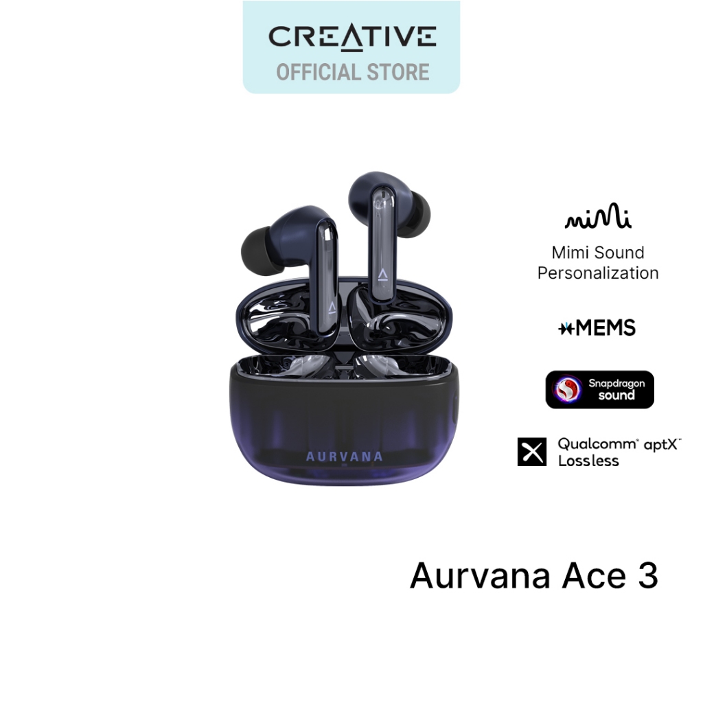 Creative Aurvana Ace 3 - TWS with Mimi Sound Personalization ...