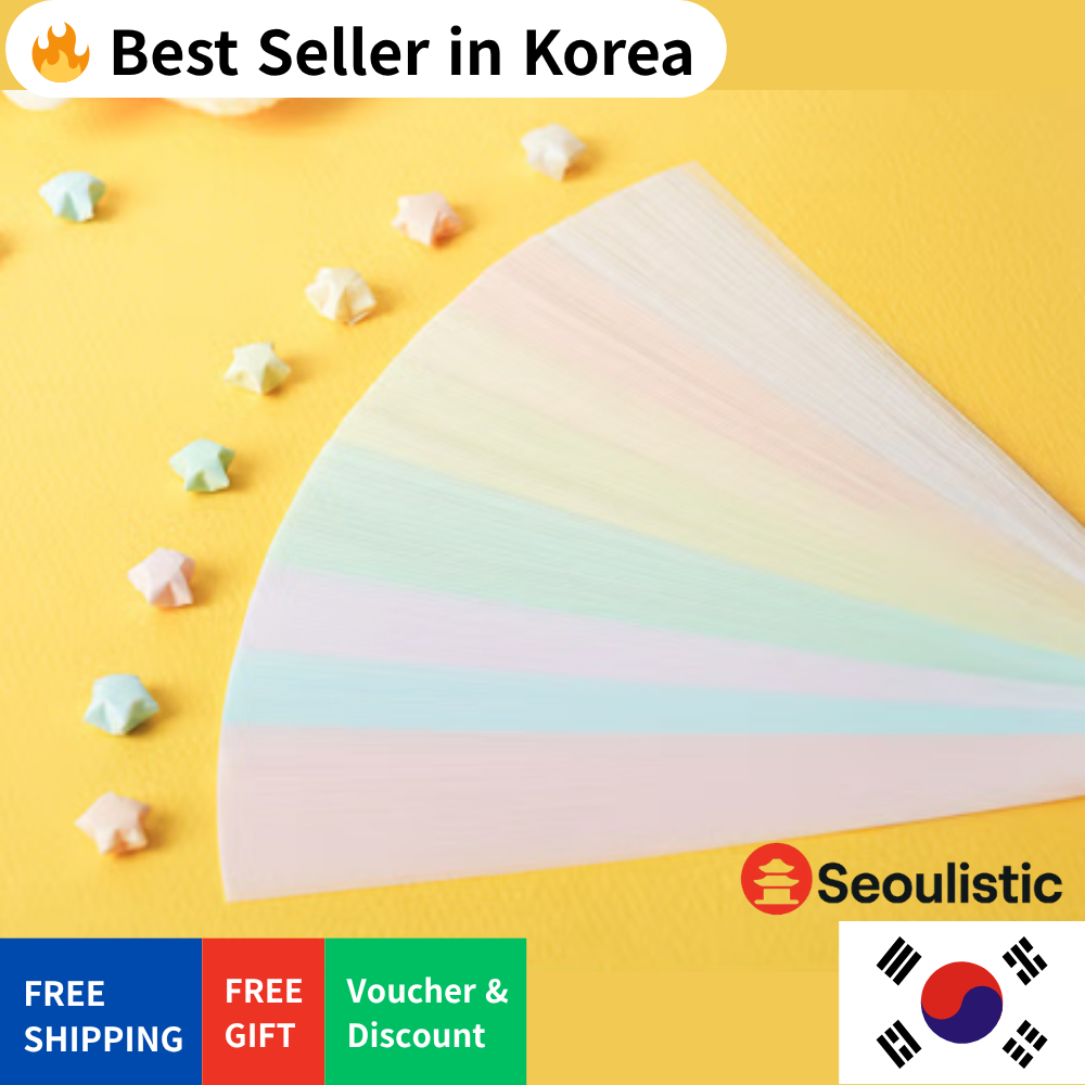 Daiso Pastel Star Origami Paper 152 Sheets – Cute Craft & DIY Folding ...