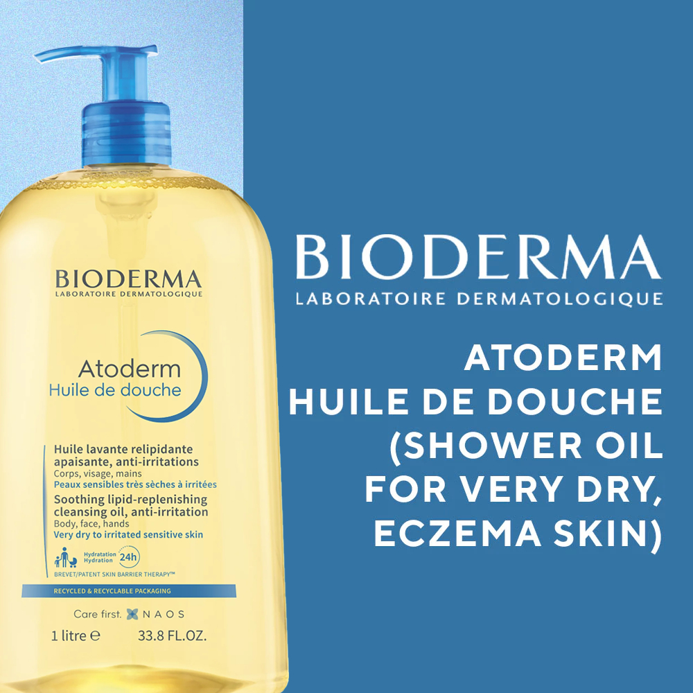 Bioderma Atoderm Cleansing Oil 1L 💙💙 | Shopee Singapore