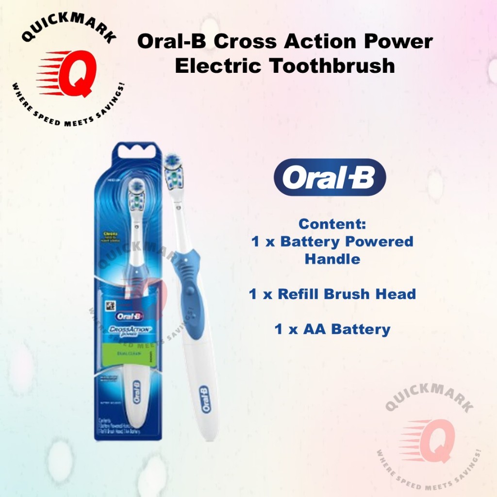 Oral-B Cross Action Power Electric Toothbrush | Shopee Singapore
