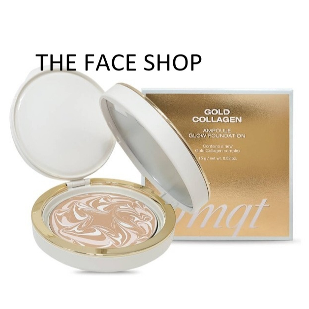 [THE FACE SHOP] NEW FMGT Gold Collagen Ampoule Glow Foundation SPF50 ...