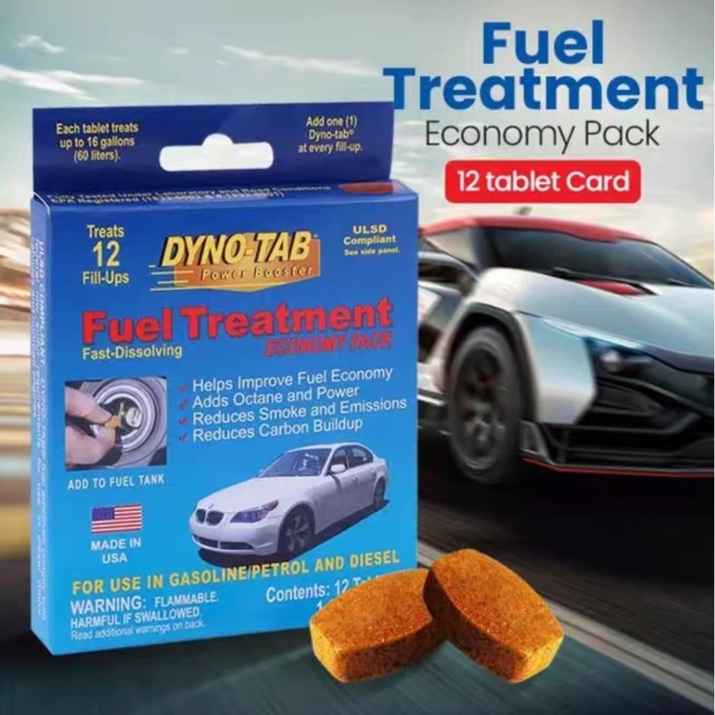 Dyno-tab Fuel Treatment Economy Pack (for Petrol and Diesel) | Shopee ...
