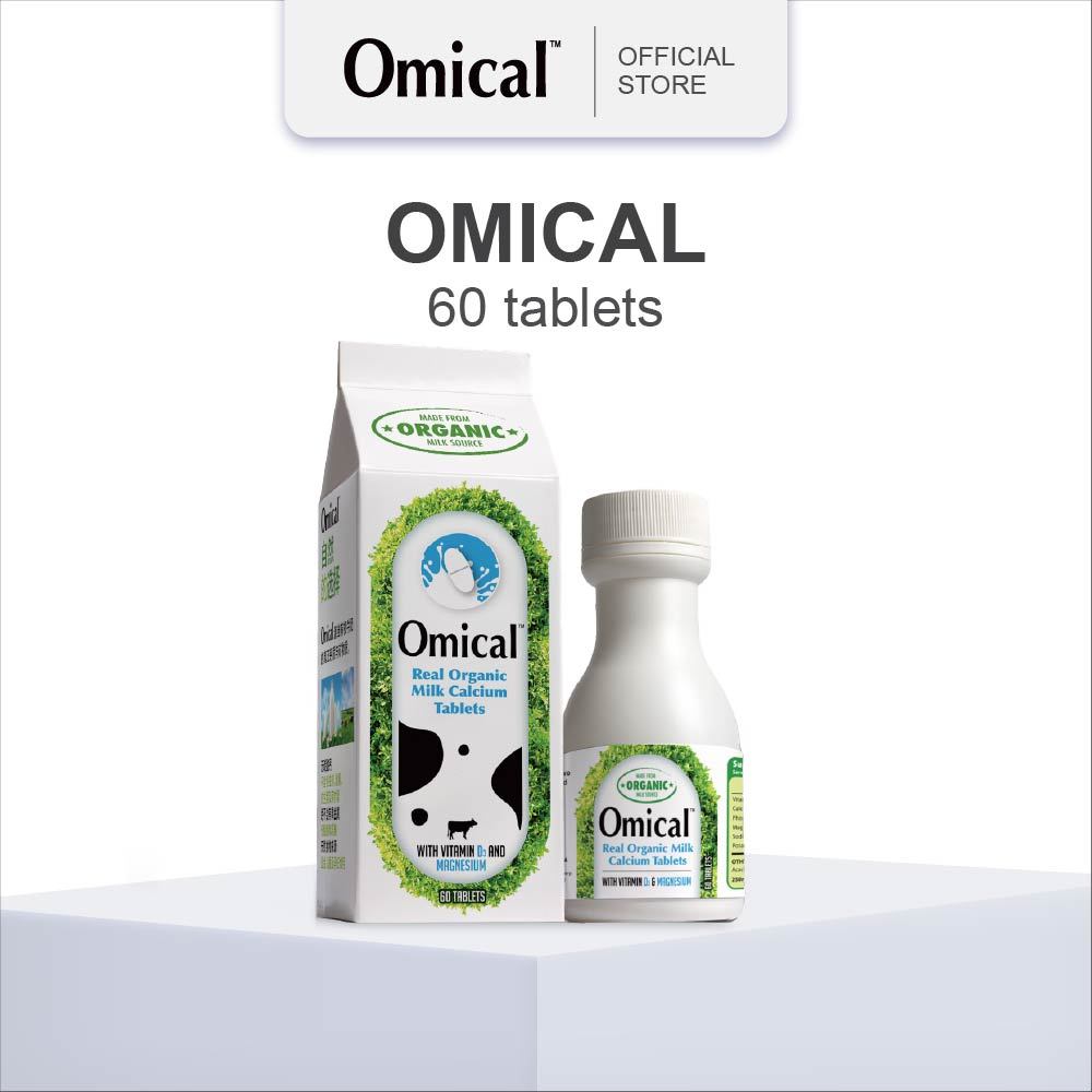 Omical - Real Organic Milk Calcium 60's tablets - From Natural Milk ...