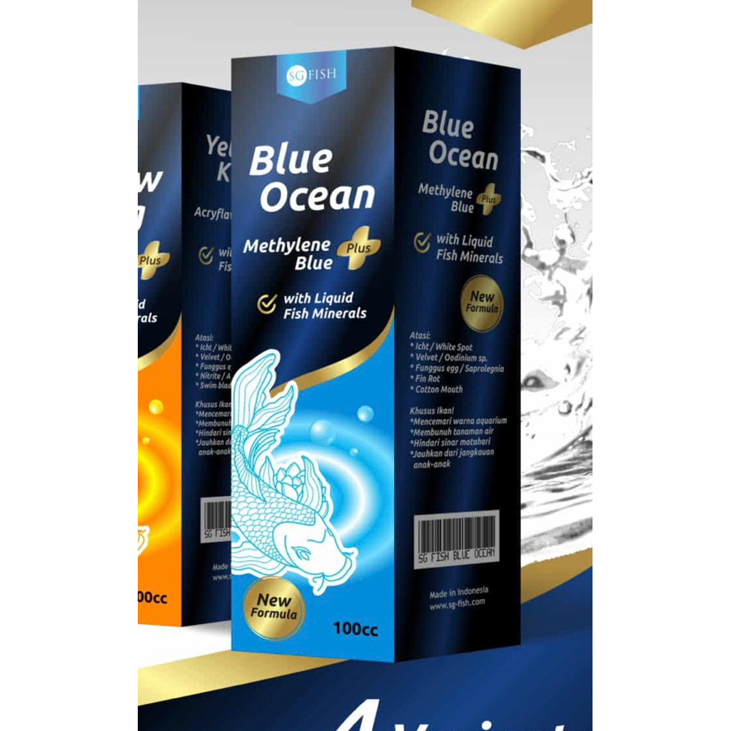 KTeam Betta Fish Medicine Blue Ocean – Methylene Blue Plus | Shopee ...