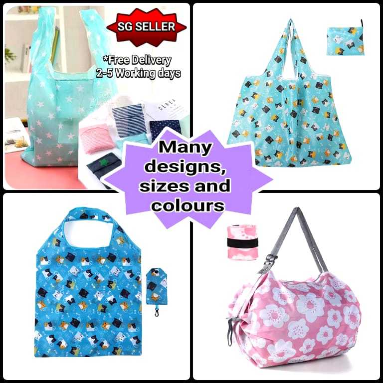 Foldable Shopping Bag/Reusable Shopping Bags ,Tote Pouch Large ...