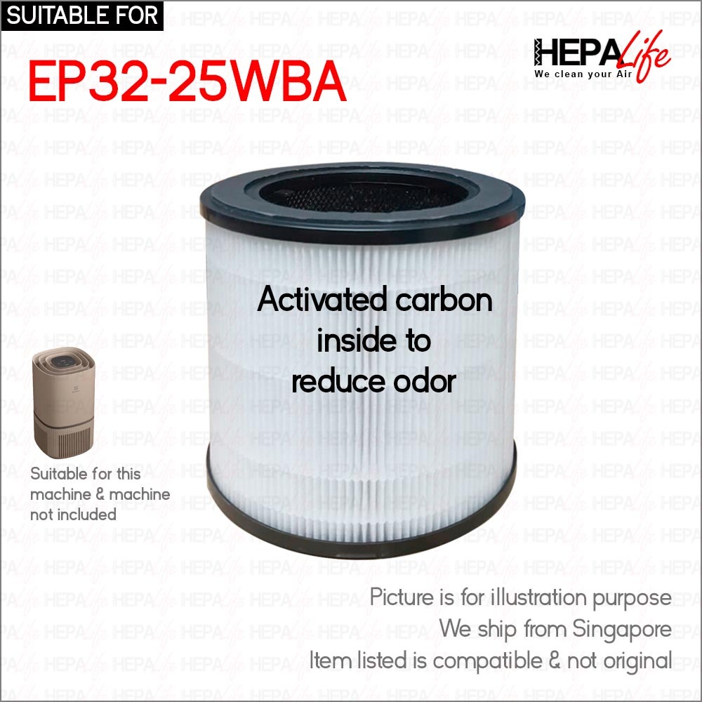 Electrolux EP32-25WBA Ultimate Home 300 Compatible Hepa & Carbon Filter ...