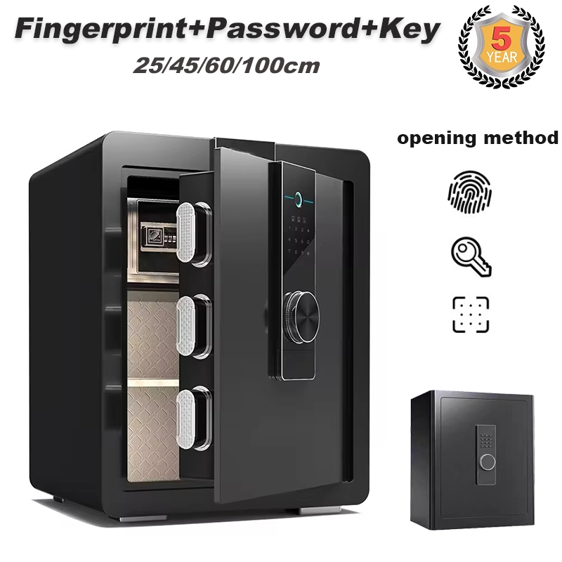 [5-year warranty] Fingerprint Safe Password Key Safe Home Safe Anti ...