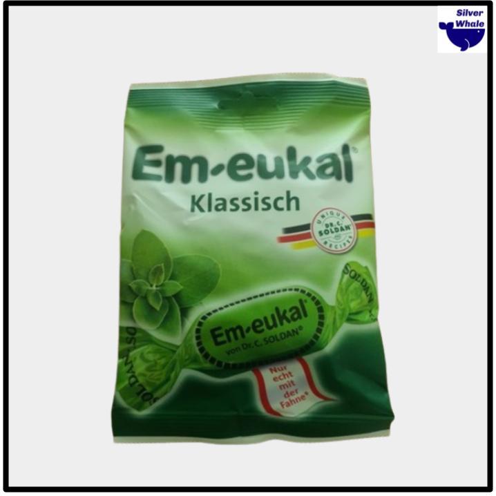 Em-eukal Classic Candy 75g | German Herbal Throat Candy | Eucalyptus ...