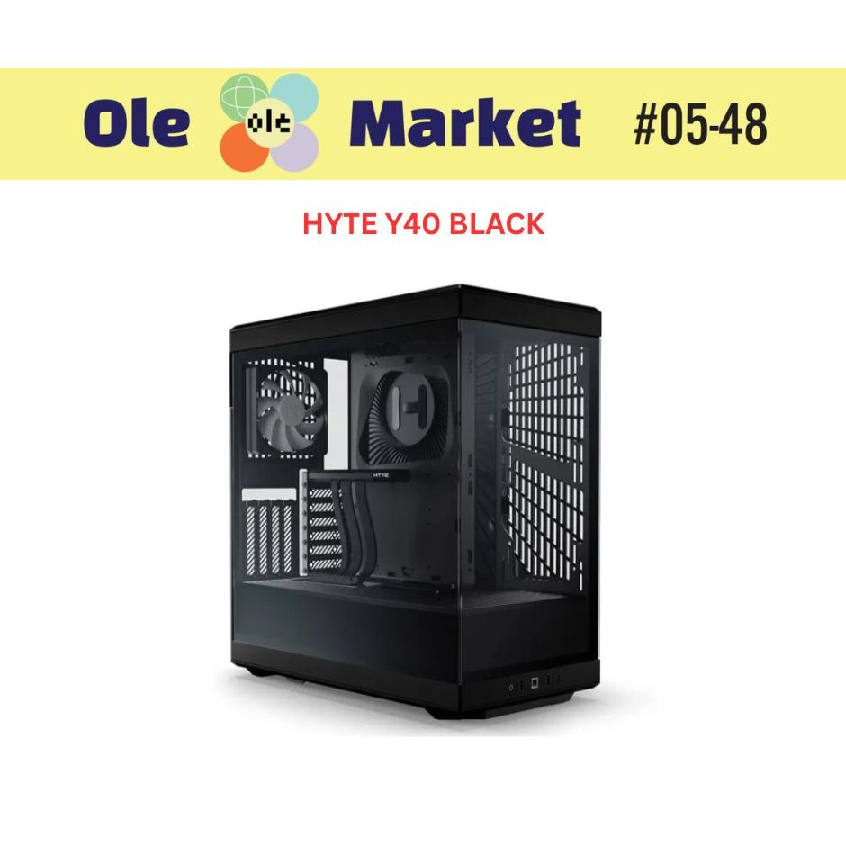 HYTE Y40 (BLACK/Snow White) | Shopee Singapore