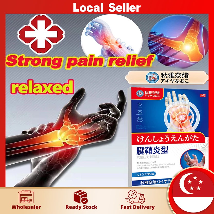 Japanese Tenosynovitis Pain Relief Patch 12 Tablets for Relieving ...