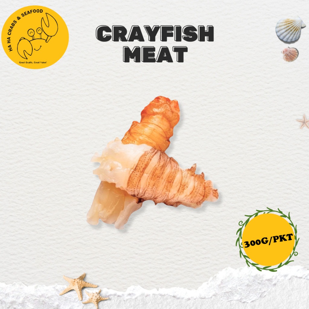 Crayfish Meat/ Slipper Lobster Meat 虾婆肉 (Frozen, 300g/Pkt) | Shopee ...